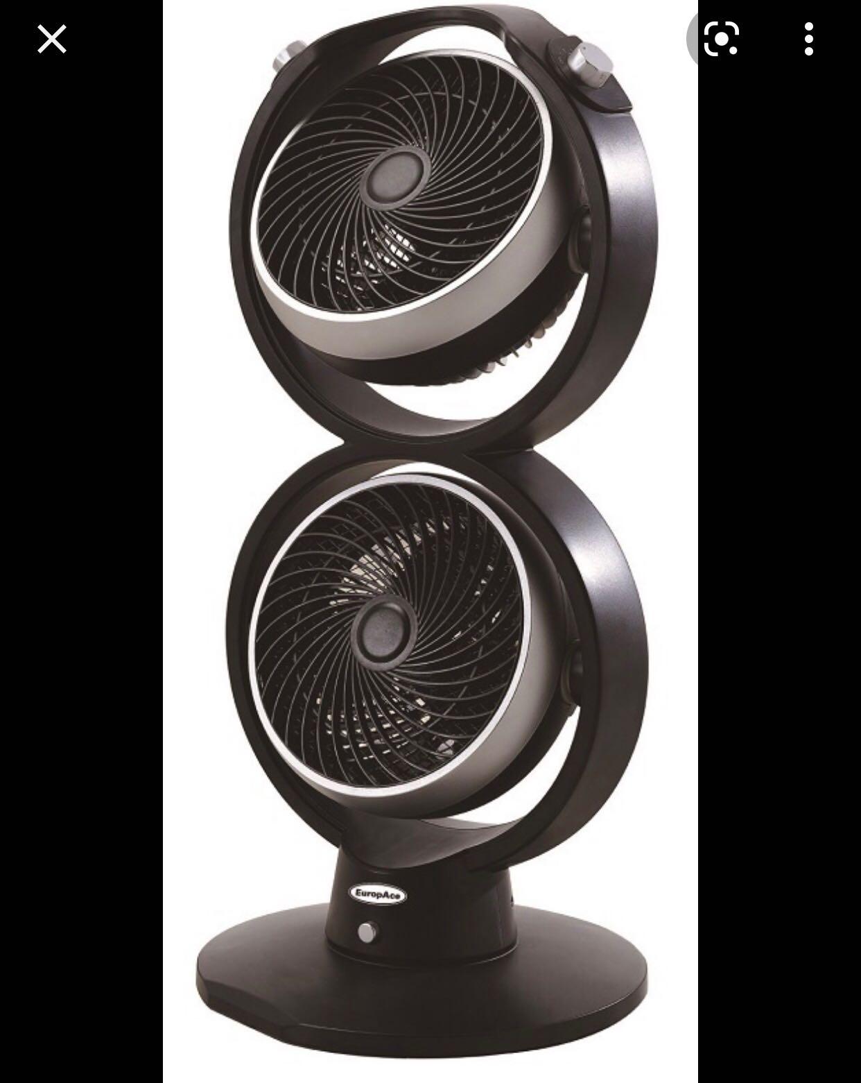 Europace dual turbo Fan, Furniture & Home Living, Lighting & Fans, Fans ...