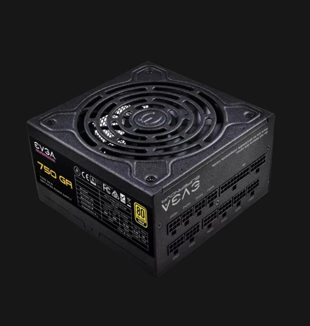 EVGA Supernova 750 GA 80 Plus Gold 750W Fully Modular Power Supply Unit ...