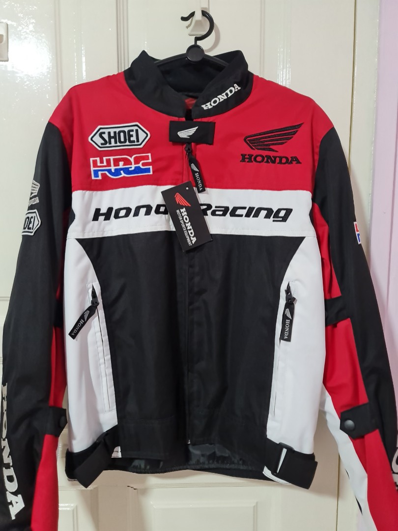 Honda Racing Jacket, Motorcycles, Motorcycle Apparel on Carousell
