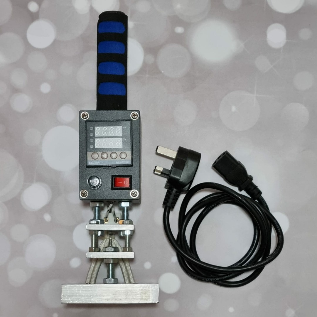 Hot Foil Stamping Machine Handheld Digital Heat Press Leather Wood ...