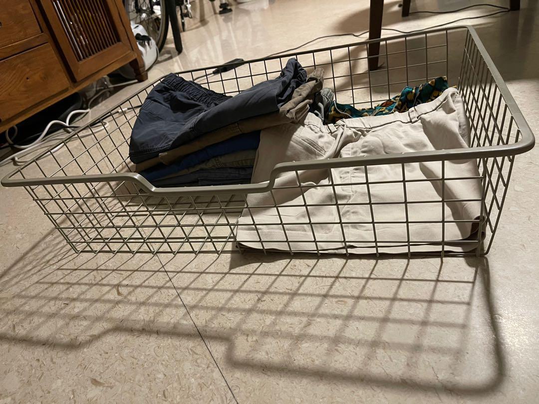 Ikea metal wired storage baskets*3, Furniture & Home Living, Home ...