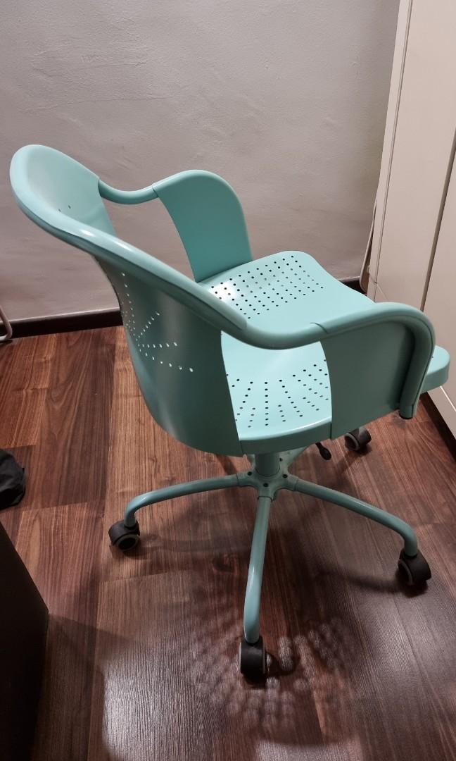 Ikea Roberget metal working chair, Furniture & Home Living, Furniture ...