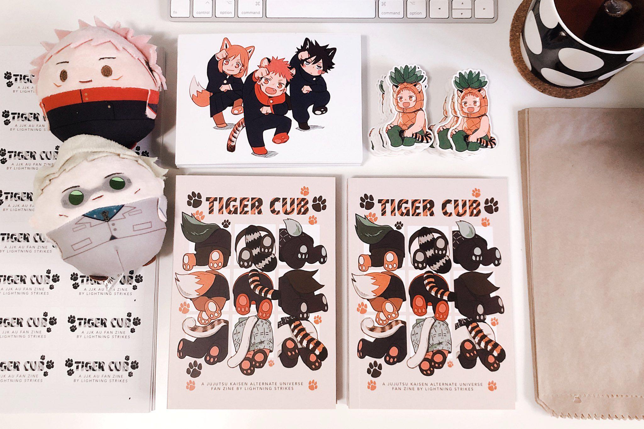 [INSTOCK] Jujutsu Kaisen JJK Tiger Cub AU Zine by LStrikesArt, Hobbies ...