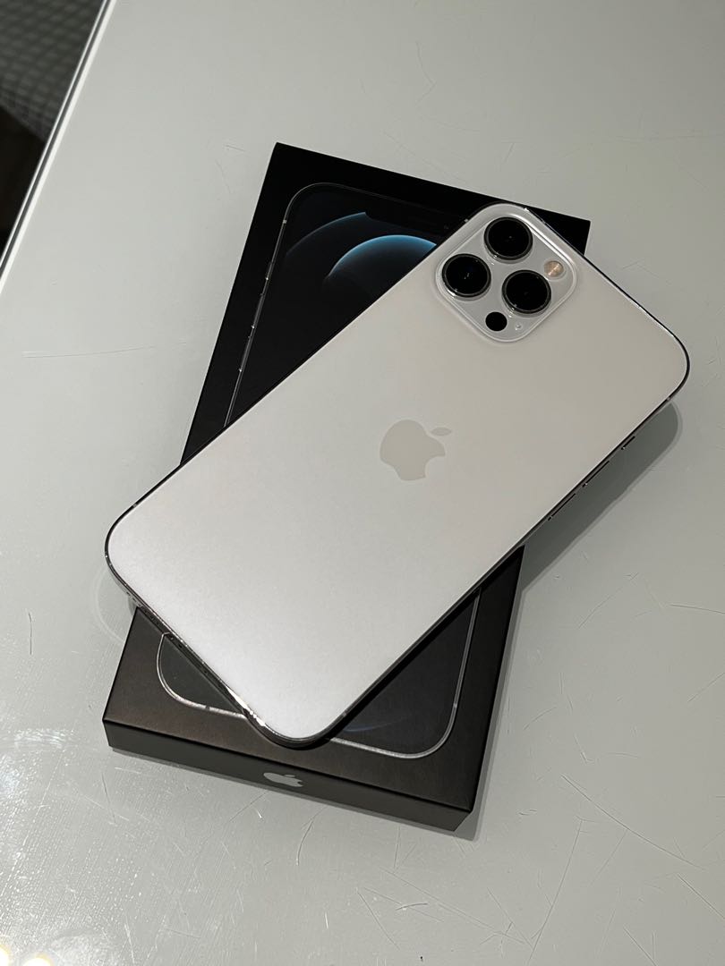 Iphone 12 pro max white 256GB, Mobile Phones & Gadgets, Mobile Phones ...