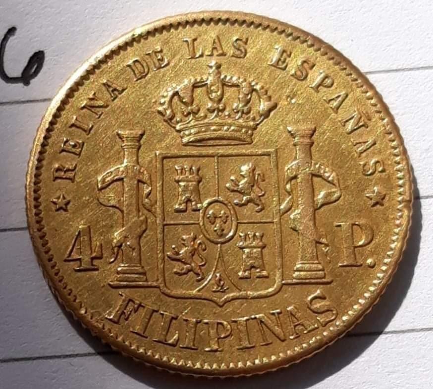 ISABEL 4P GOLD COIN, Hobbies & Toys, Memorabilia & Collectibles ...