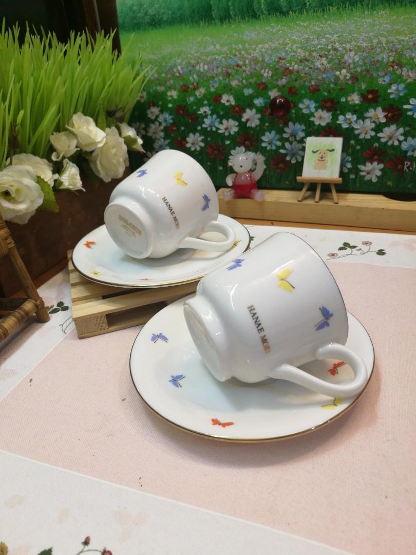 Japan Hanae mori yamaka mini tea cup set x 2, Furniture & Home Living ...