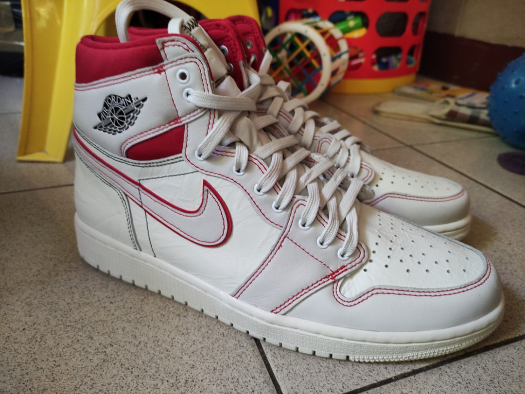 Jordan 1 Phantom Red, Men's Fashion, Footwear, Sneakers on Carousell