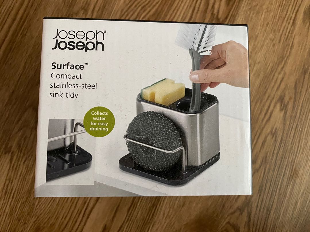 Joseph Joseph Surface Compact stainless-steel sink tidy, Furniture ...