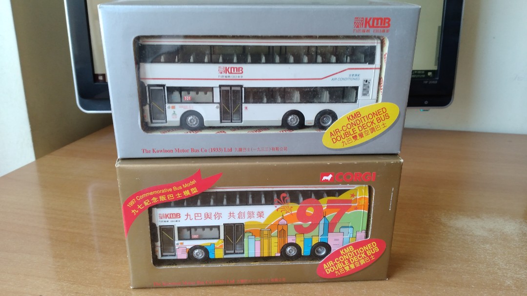 CORGI 1:76 KMB Air-conditioned double decker bus Route 101 九龍巴士 路線101 ...