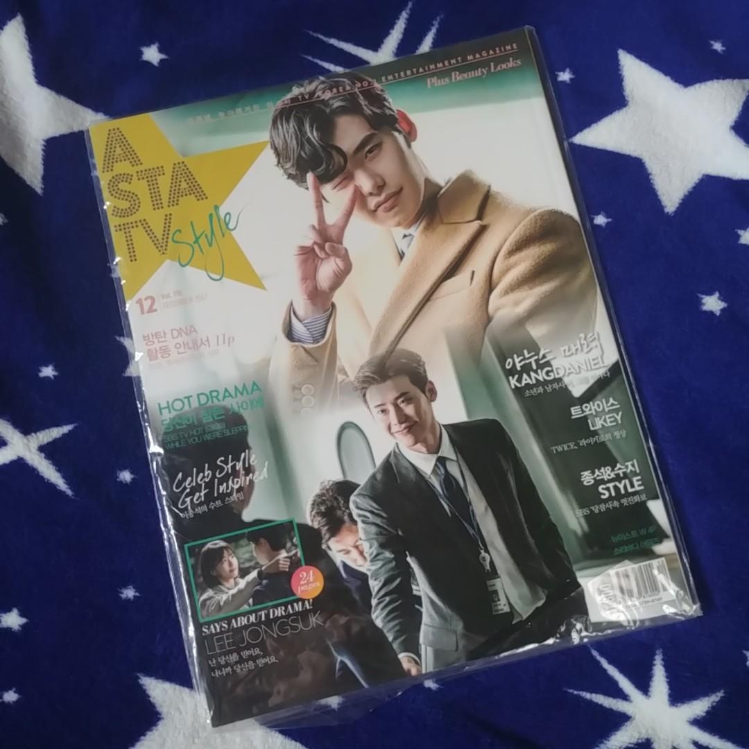 Lee Jong Suk ASTA TV Magazine, Hobbies & Toys, Books & Magazines ...