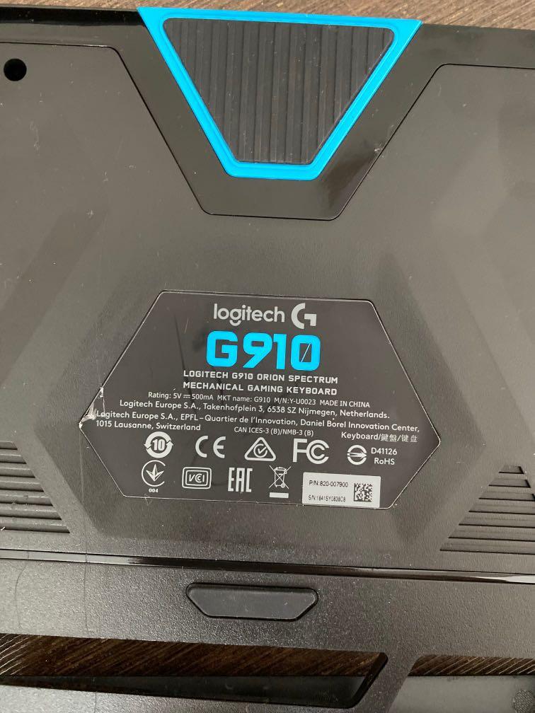 Logitech G910 Gaming Keyboard, Computers & Tech, Parts & Accessories ...
