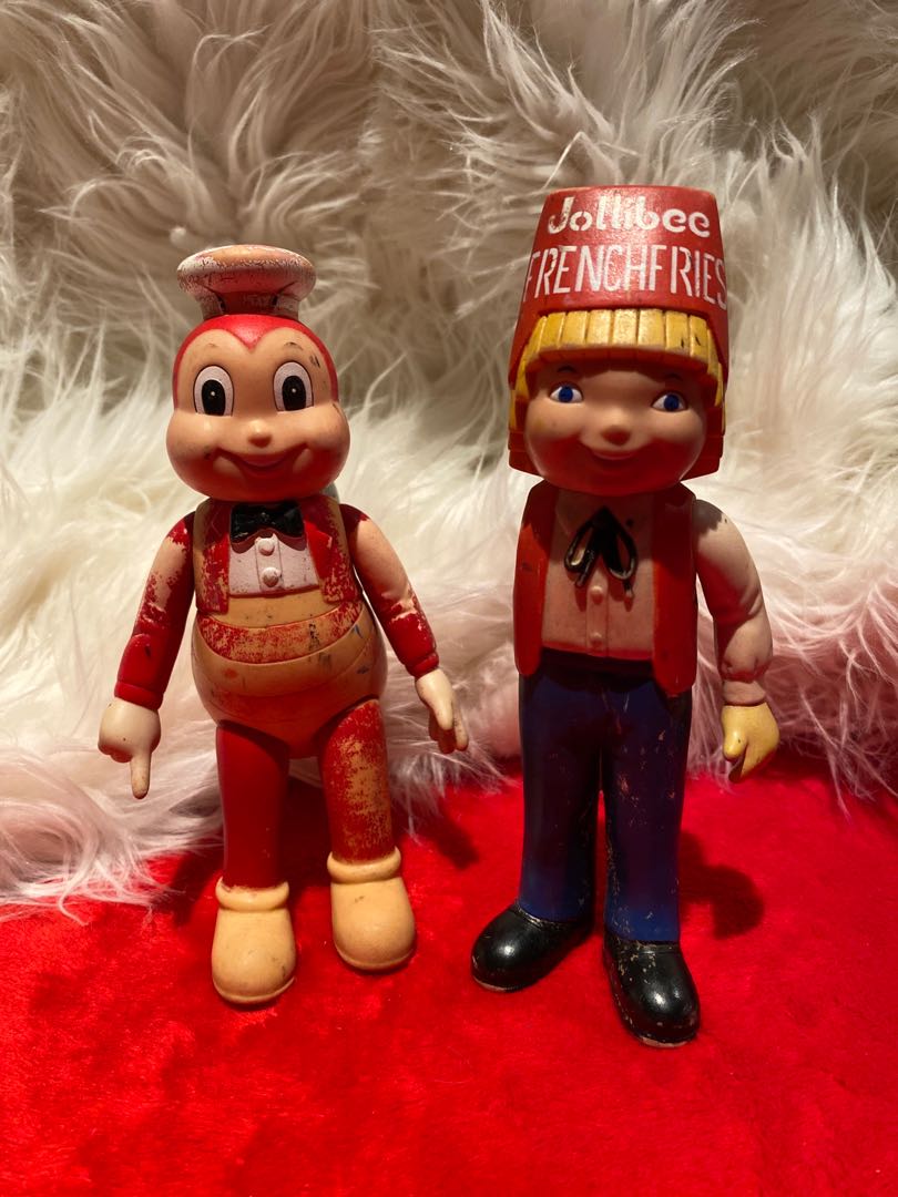 Lot 2 Jollibee Popo Vinyl Toy Figure Philippines Fast Food Merchandise ...