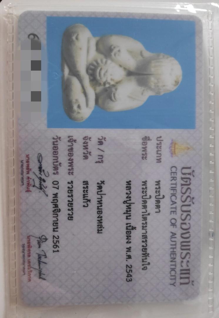 LP Moon pidta RTZ Ruay Tan Zai amulet 2 code, Hobbies & Toys ...