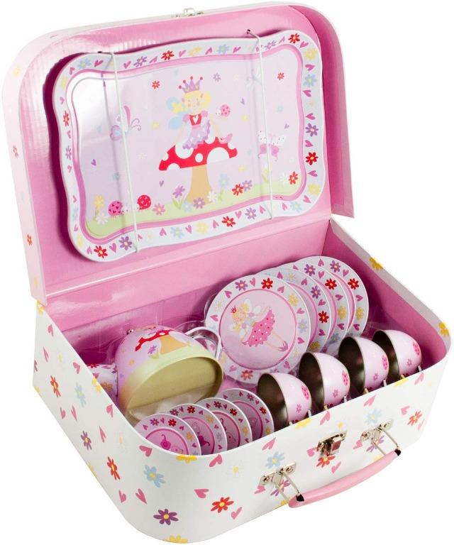 Lucy Locket - 'Princess' Metal Tea Set, Hobbies & Toys, Toys & Games on ...
