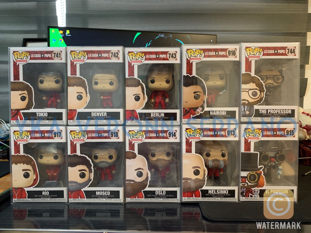 MONEY HEIST SET OF 3, Hobbies & Toys, Toys & Games on Carousell