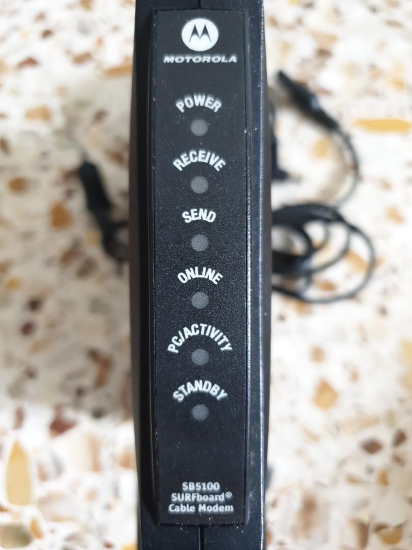 Motorola SB5100 SURFboard Cable Modem, Computers & Tech, Parts ...