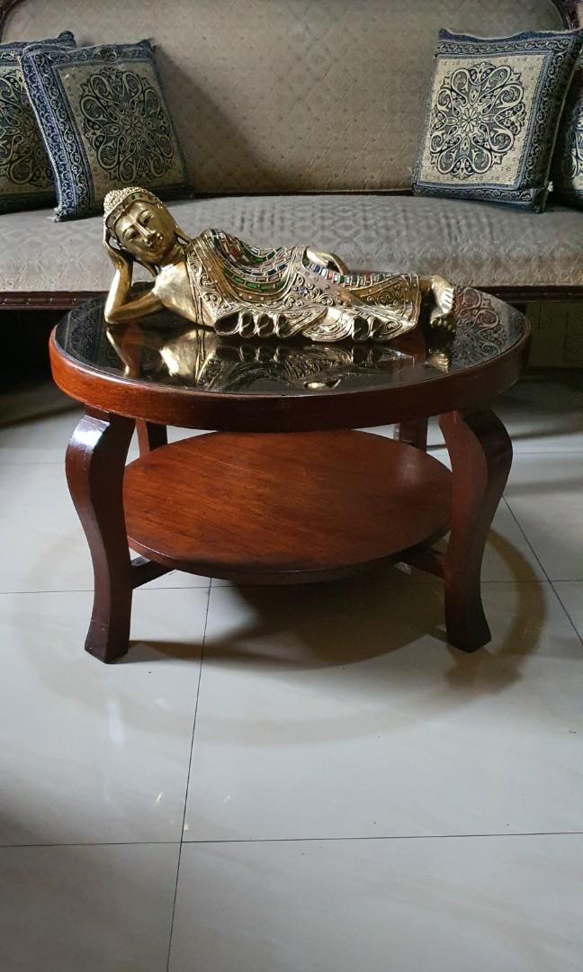 Narra center table, Furniture & Home Living, Furniture, Tables & Sets ...