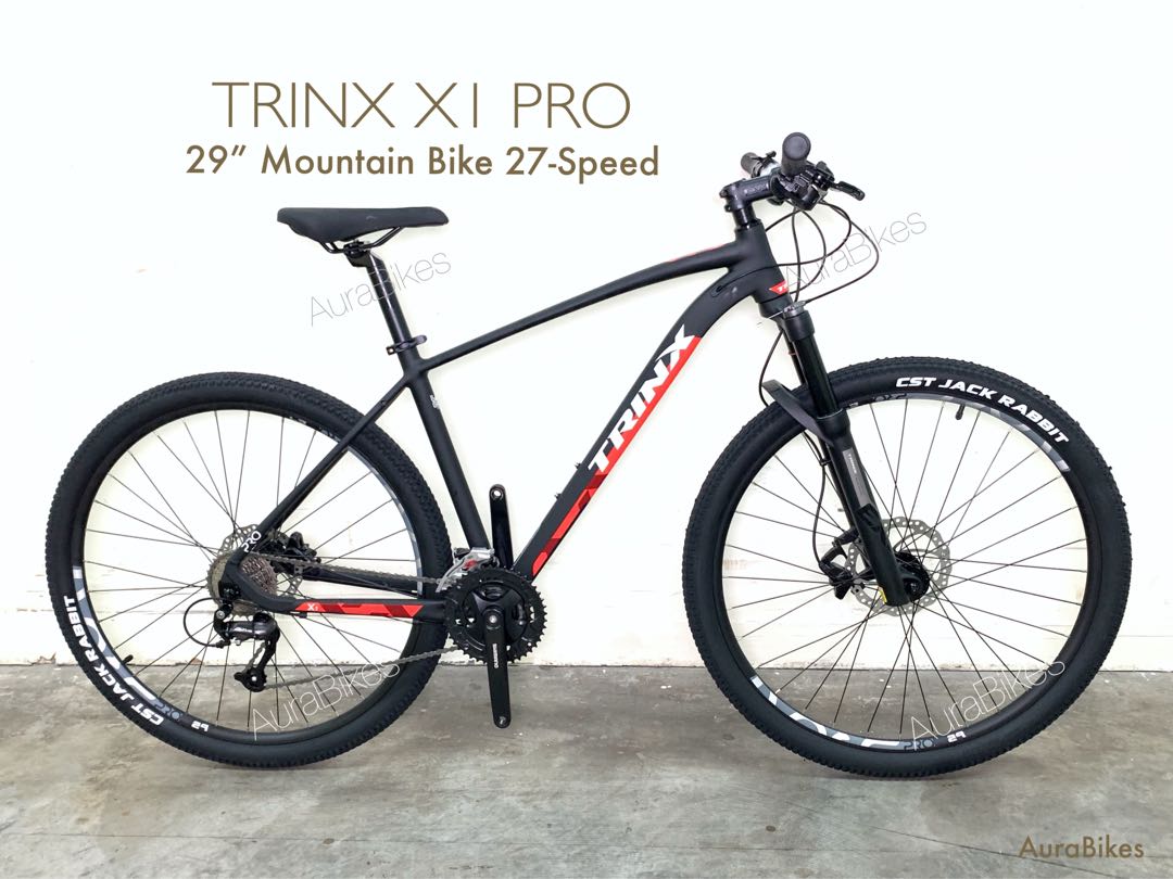New 29” TRINX X1 PRO Mountain Bike 27-Speed Bicycle, Sports Equipment ...