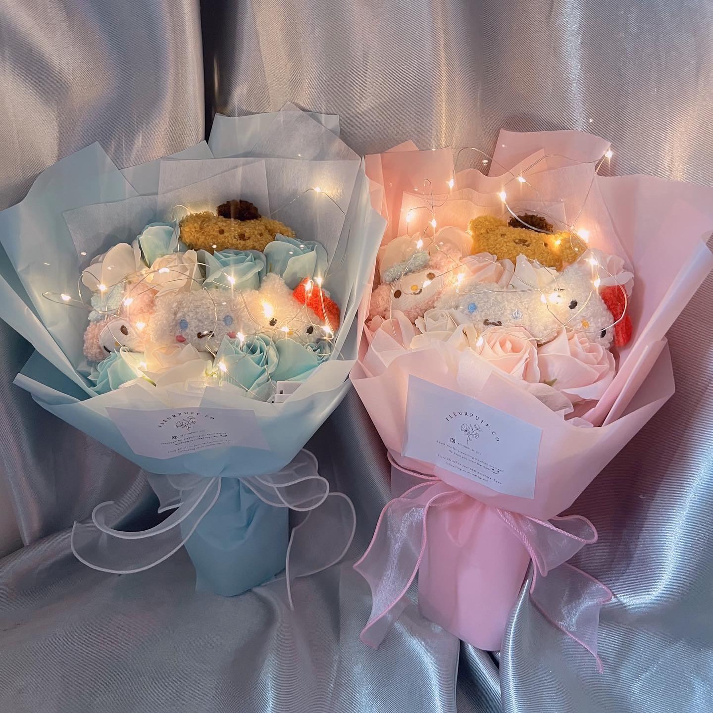 Pink Melody Flower Bouquet | Melody Flower | Pompompurin Flower ...