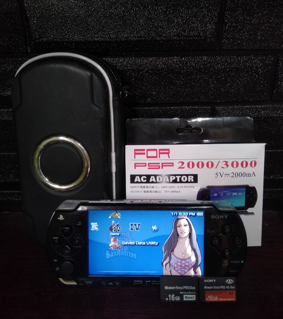 PSP SLIM 2000 SERIES 32GB, Video Gaming, Video Game Consoles ...