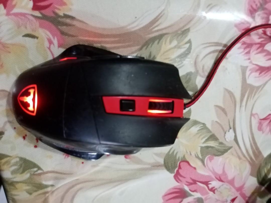Red Gaming Mouse, Computers & Tech, Parts & Accessories, Mouse ...