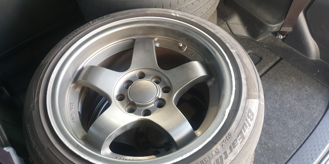 Rim 15 inch 4×100, Car Accessories, Tyres & Rims on Carousell