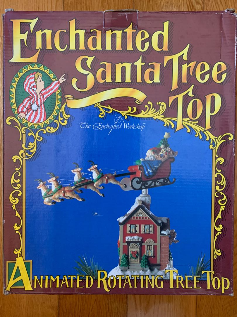 Enchanted Santa Tree Top (100% NEW), 興趣及遊戲, 玩具 & 遊戲類 - Carousell