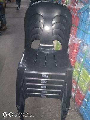 Sanyo Monoblock chairs BLACK, Furniture & Home Living, Furniture ...