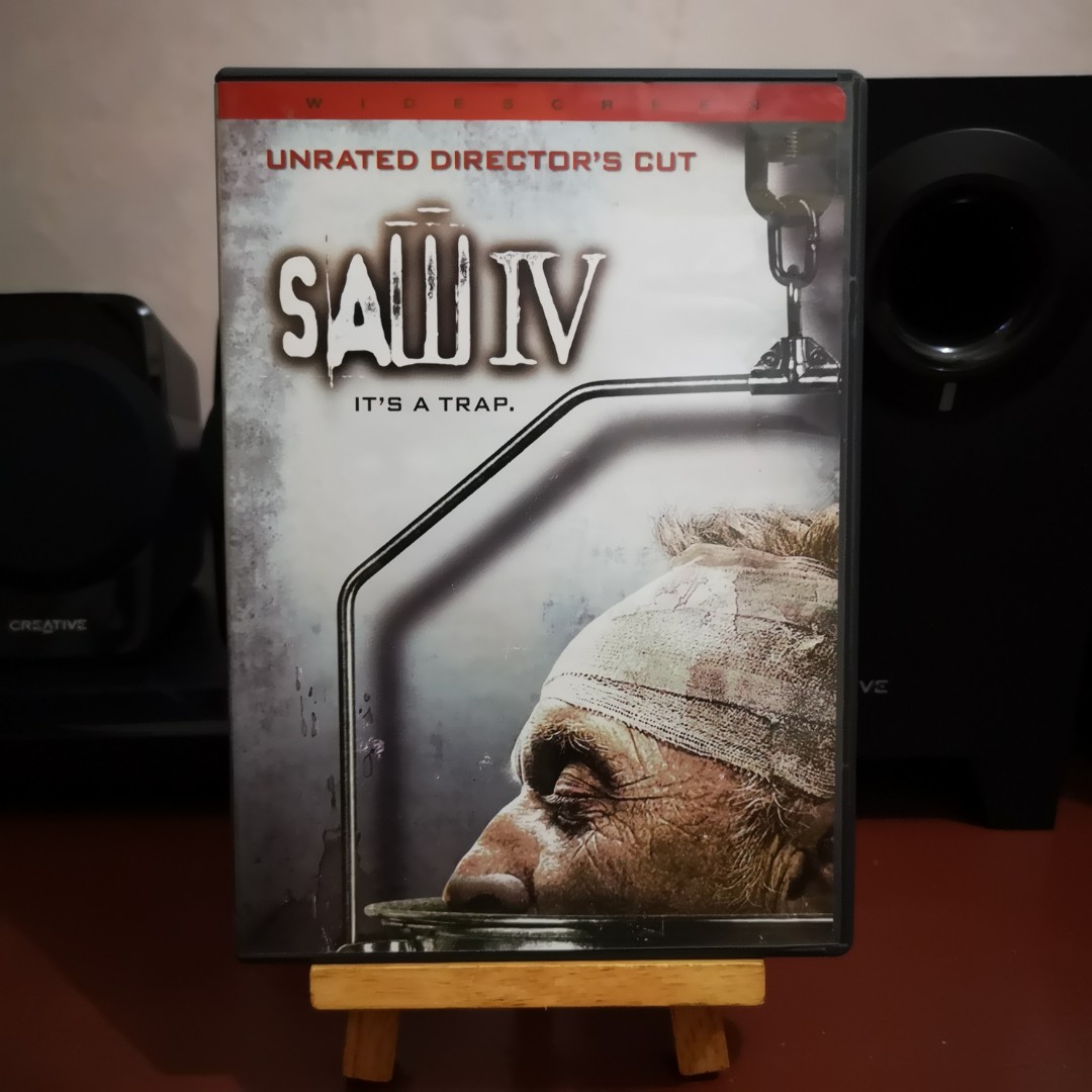 Saw IV DVD - Region 1, Hobbies & Toys, Music & Media, CDs & DVDs on Carousell