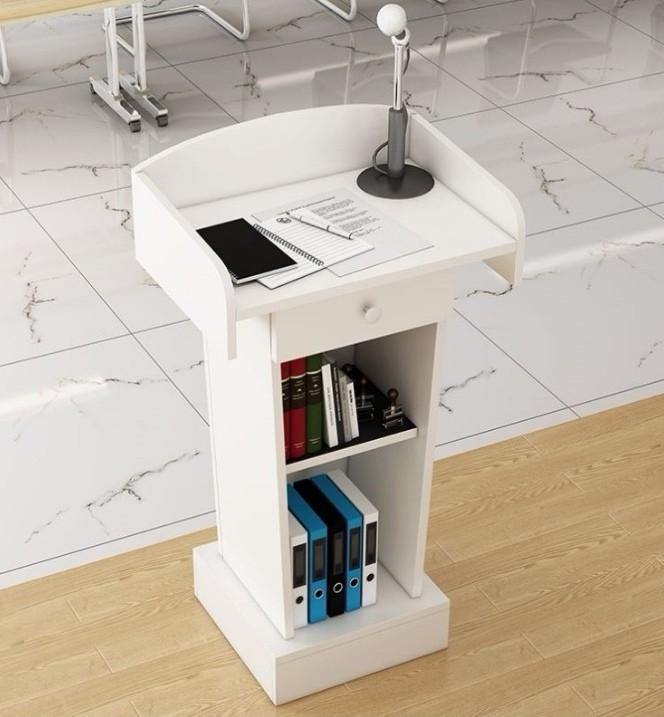 SCHOOL CHURCH MIKE STAND STAGE PEDESTAL, Furniture & Home Living ...