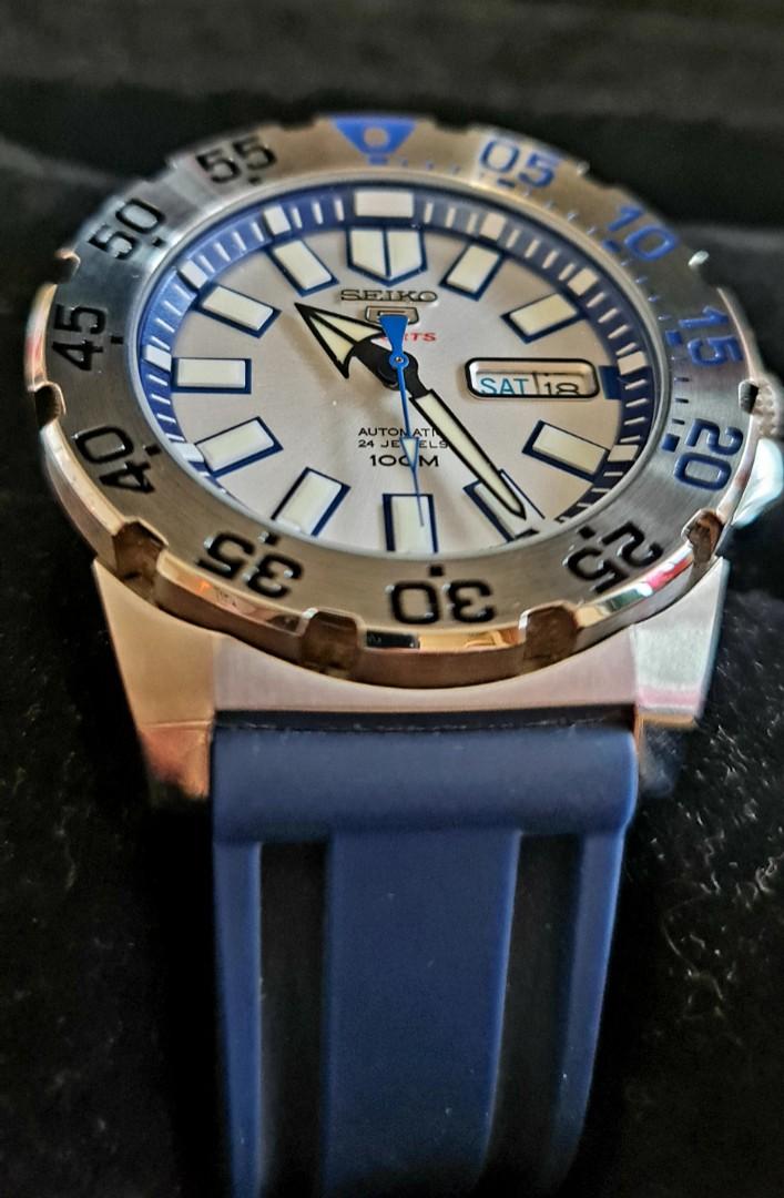 Seiko 5 sports "Snow Monster" SRP481K1, Luxury, Watches on Carousell