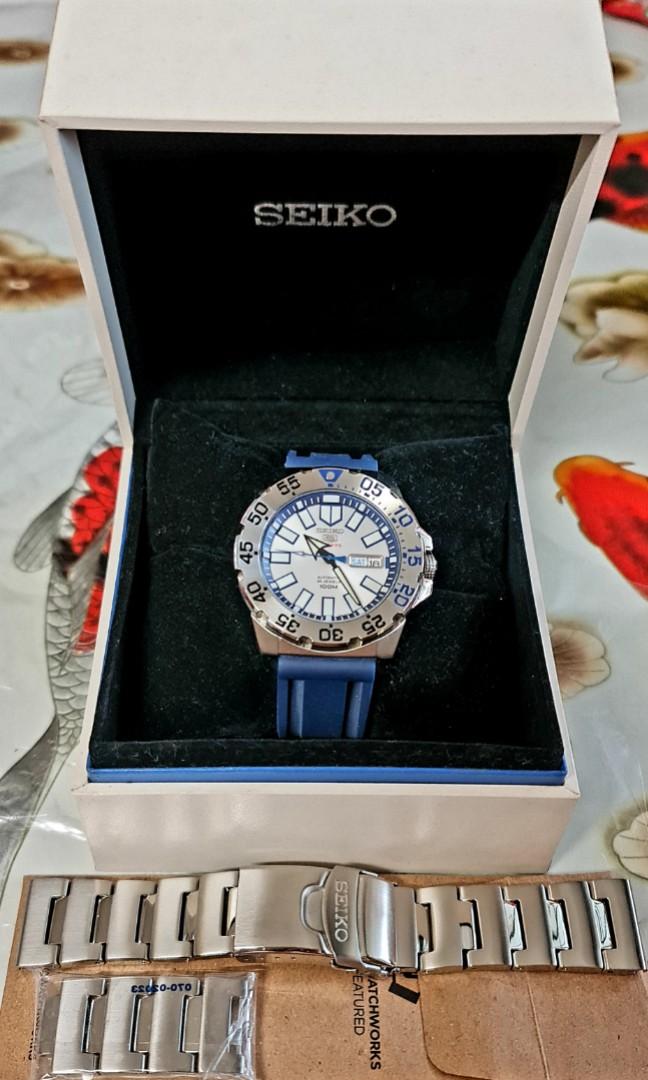 Seiko 5 sports "Snow Monster" SRP481K1, Luxury, Watches on Carousell