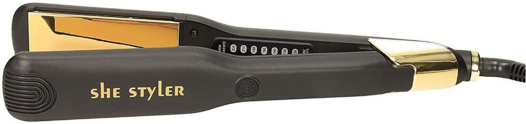 SheHair gold wide variable temperature styler, from shehair the high ...