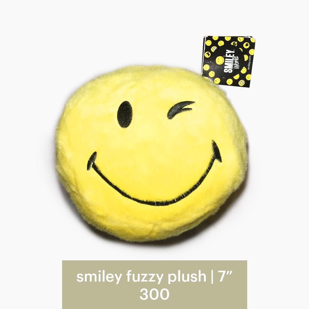 Smiley world fuzzy plush, Hobbies & Toys, Toys & Games on Carousell