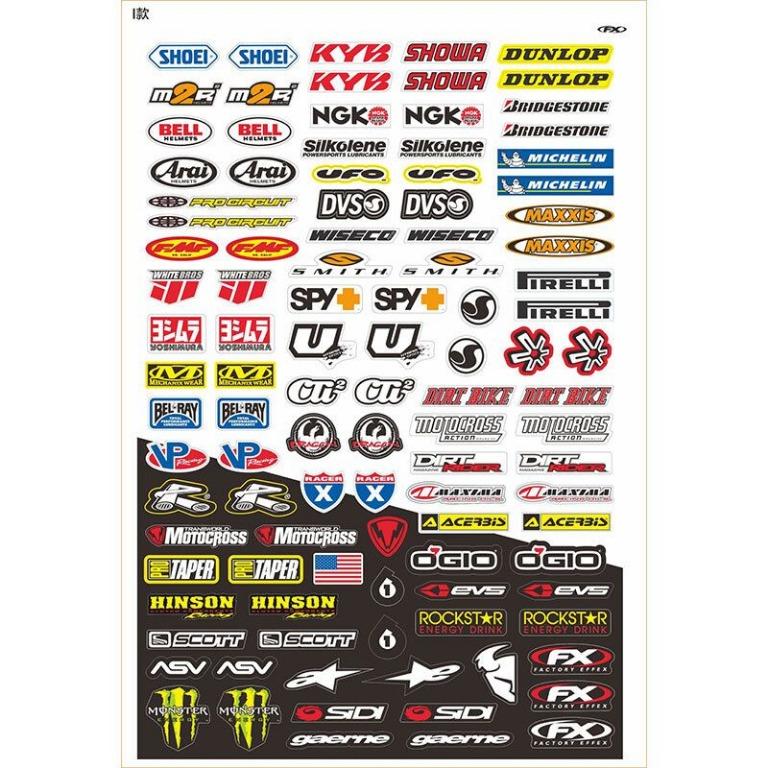 Sponsor Stickers / Decals / Vinyl Graphics for RC Touring Car, Drift ...