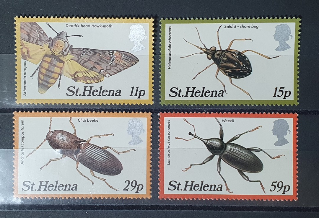 St.Helena insects full set 1982 MH, Hobbies & Toys, Memorabilia ...