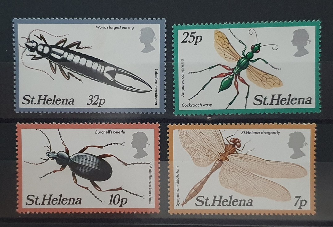 St.Helena insects full set MH, Hobbies & Toys, Memorabilia ...