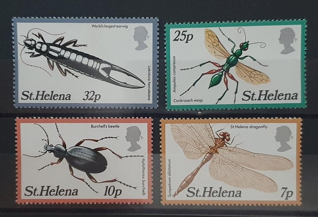 St.Helena insects full set MH, Hobbies & Toys, Memorabilia ...