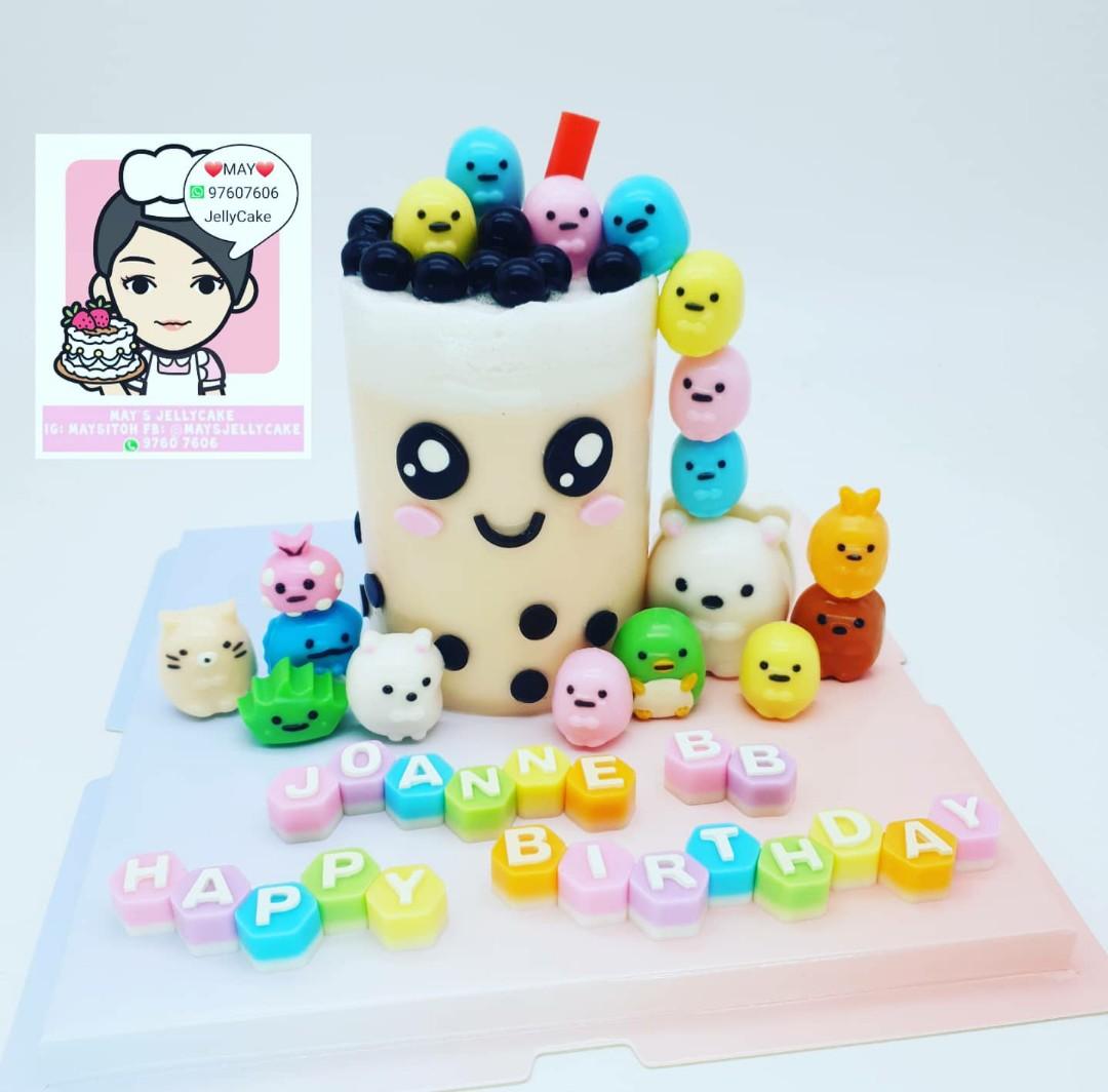 Sumikko Gurashi Jelly Cake (agar agar cake), Food & Drinks, Homemade ...