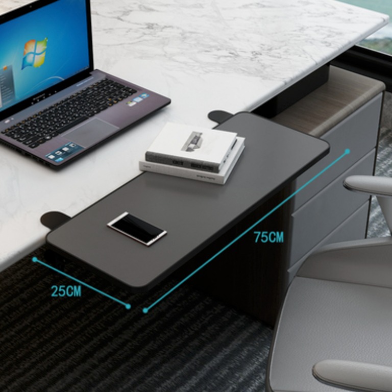 Table Desk Extender Clamp-on Desk Extension Board, Furniture & Home ...