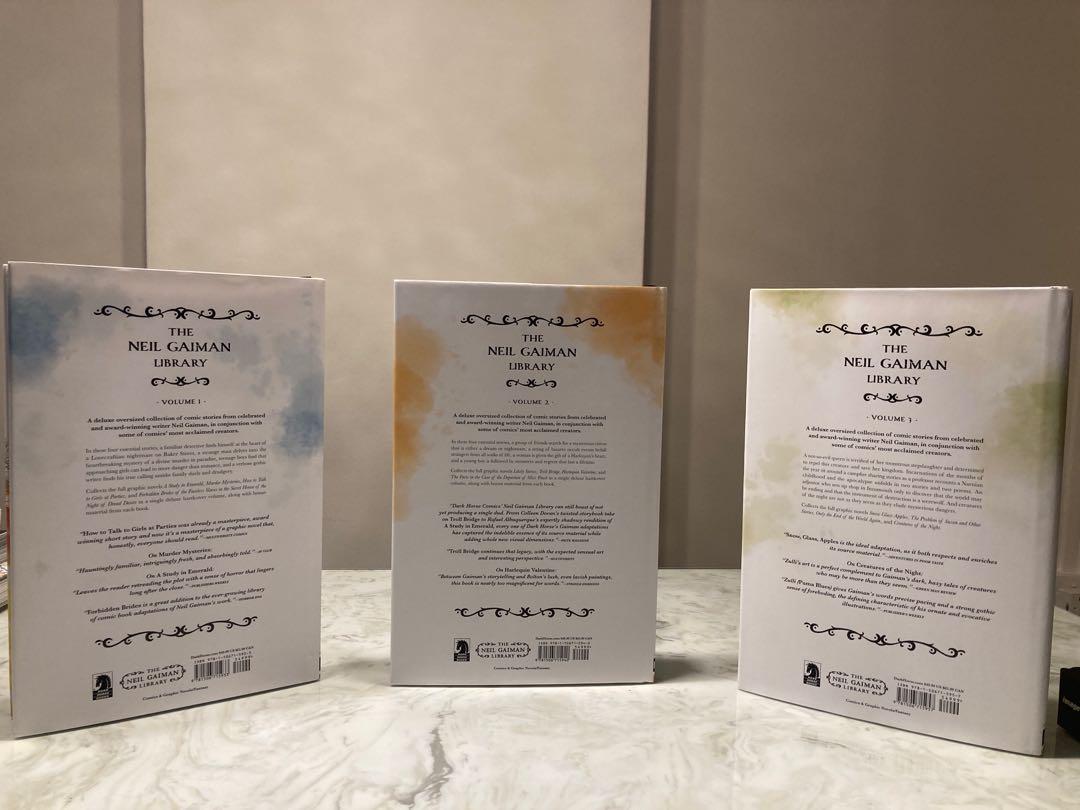 The Neil Gaiman Library: Volume 1-3 (HC), Hobbies & Toys, Books ...