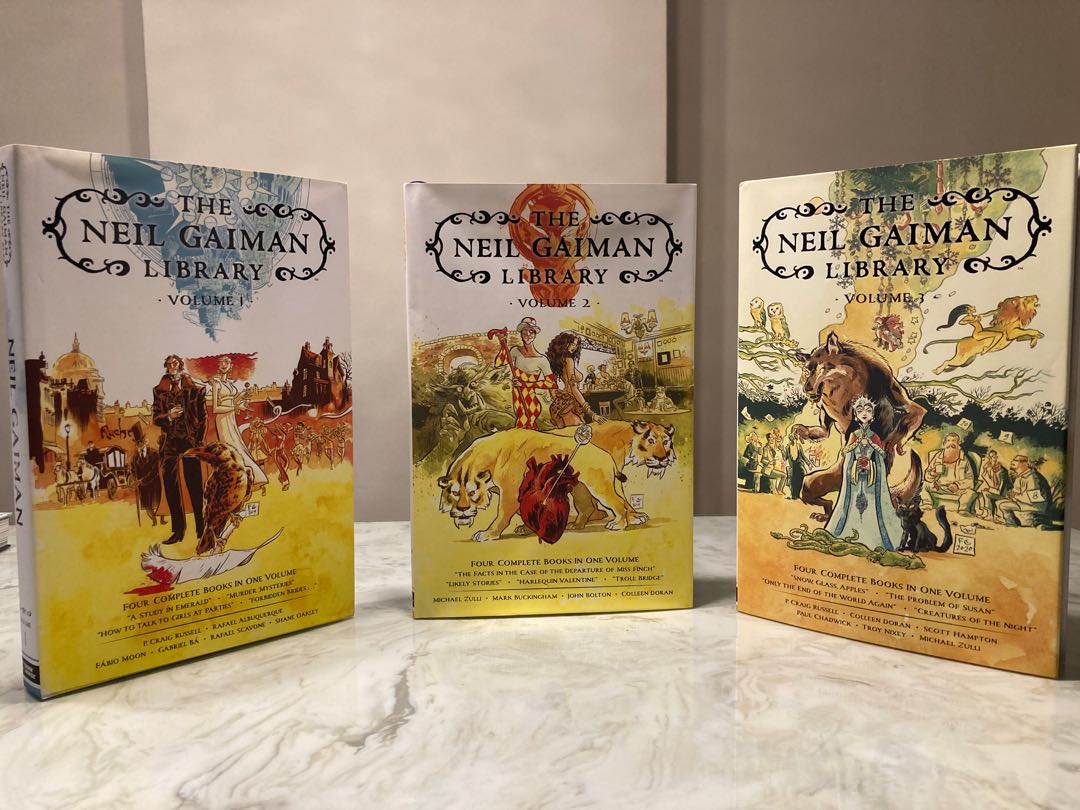 The Neil Gaiman Library: Volume 1-3 (HC), Hobbies & Toys, Books ...