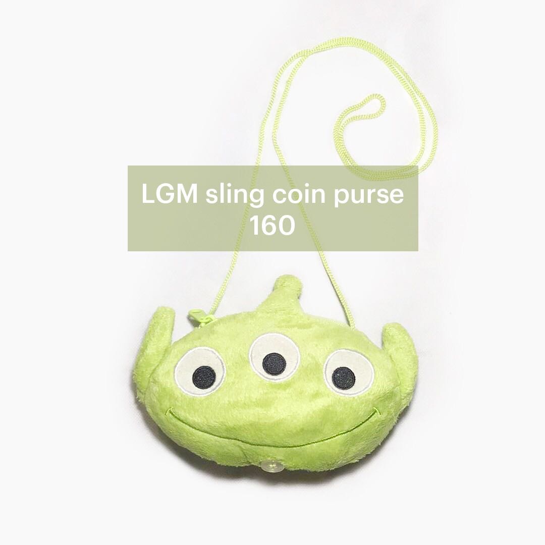 Toy story little green men alien sling coin purse, Women's Fashion ...