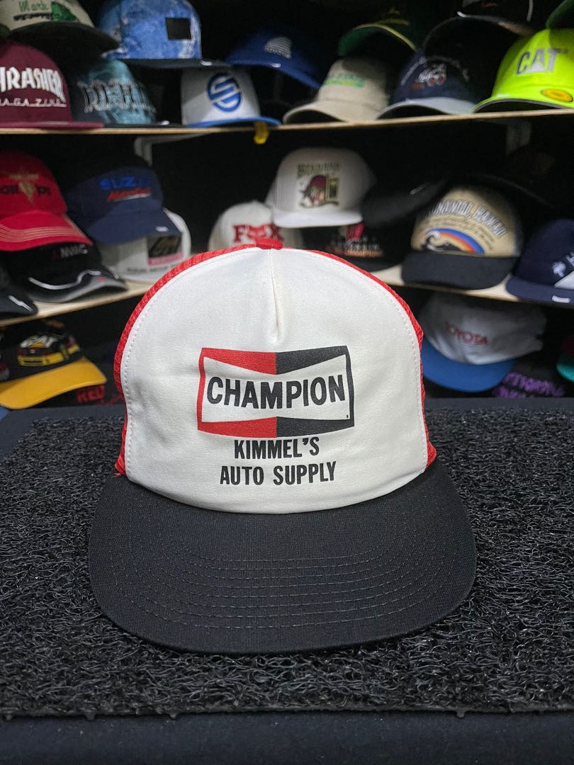 Vintage Champion Spark Plugs Trucker Cap, Men's Fashion, Watches ...