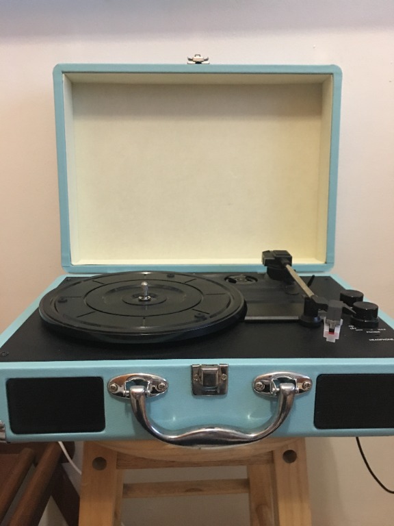 Vinyl Record Player Briefcase / Turntable, Audio, Portable Music ...