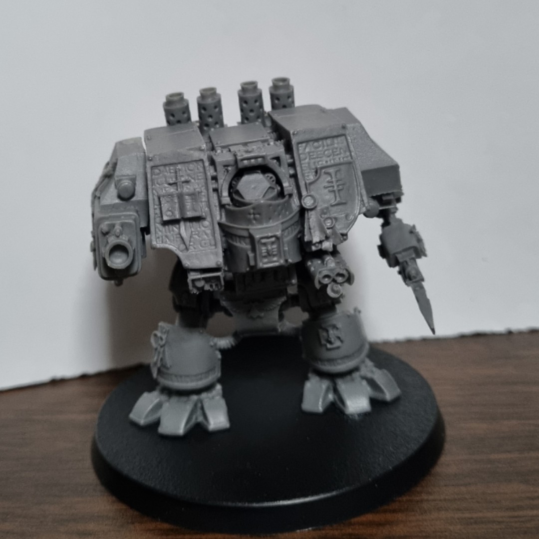 Warhammer 40k grey knights dreadnought resin built, Hobbies & Toys ...