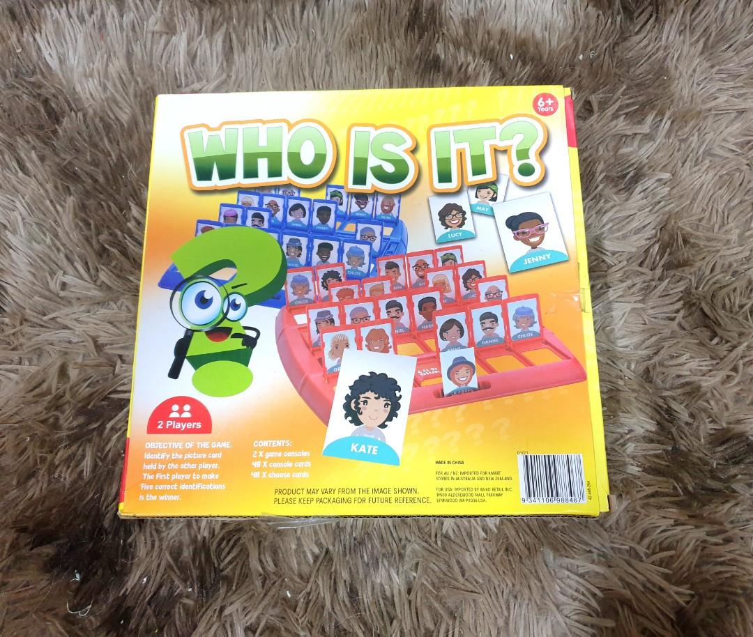 Who is it? Game, Hobbies & Toys, Toys & Games on Carousell
