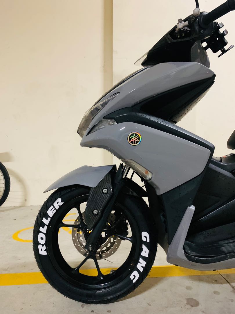 Yamaha aerox 155 nvx 155 Tyre bomb / tyre lettering / tyre tag / tire ...