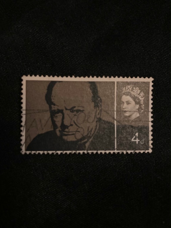 1965 Great Britain Stamp 4D Winston Churchill, Hobbies & Toys ...