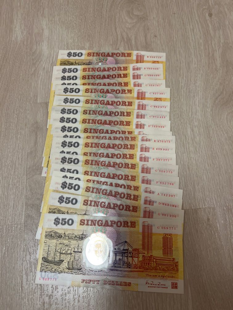 1990 - Singapore first plastic Note $50, Hobbies & Toys, Memorabilia ...